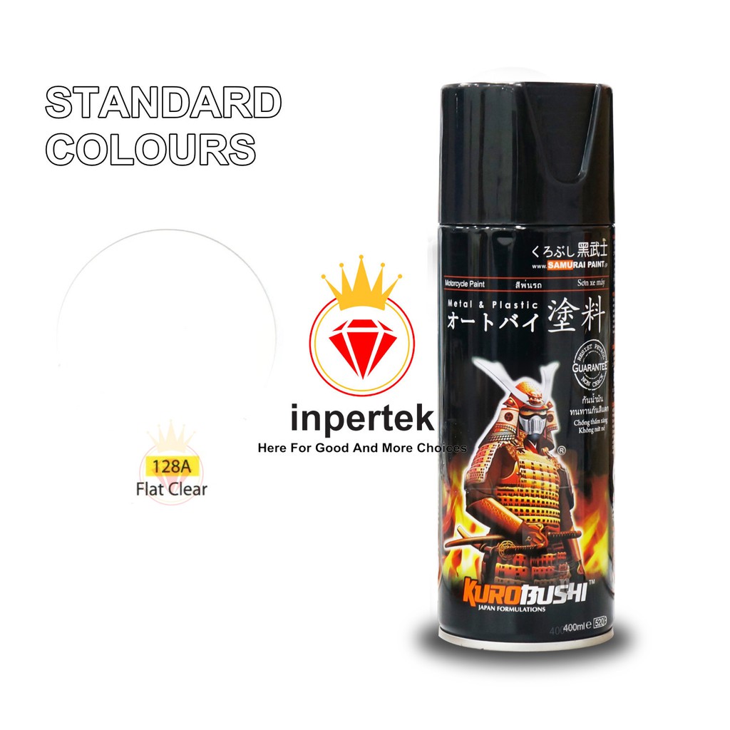 Pilox Samurai 128A FLAT Clear 400ml Cat Bening Samurai 128 Cat Samurai ...