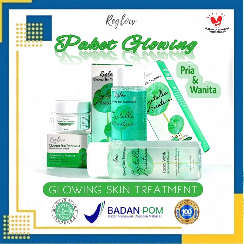 REGLOW SERIES Glowing Skin Treatment Original BPOM - RE GLOW