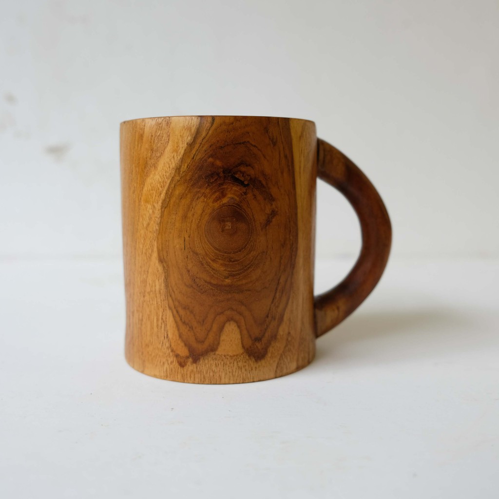 Mug Kayu Handle