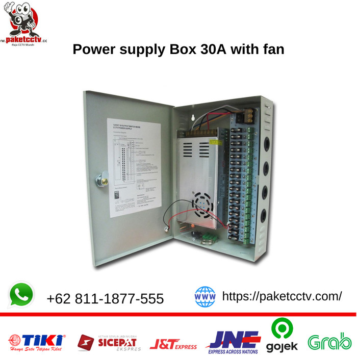 Power supply Box 30A with fan