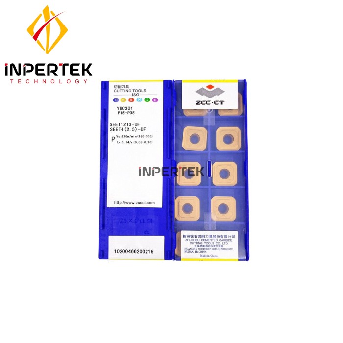 Insert SEET 12T3 DF ZCC CT Insert Milling SEET 12 T3-DF SEET12T3DF