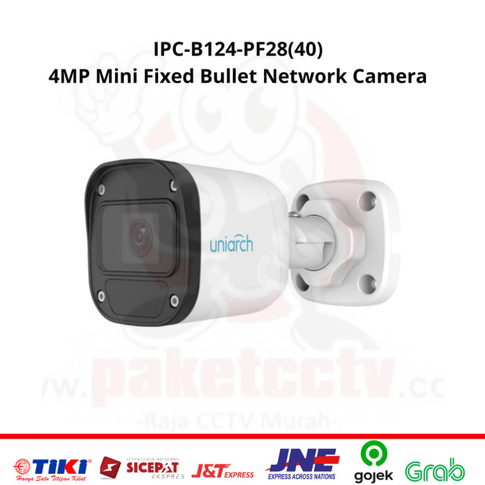 UNIARCH IPC-B124-PF28(40) 4MP Mini Fixed Bullet Network Camera