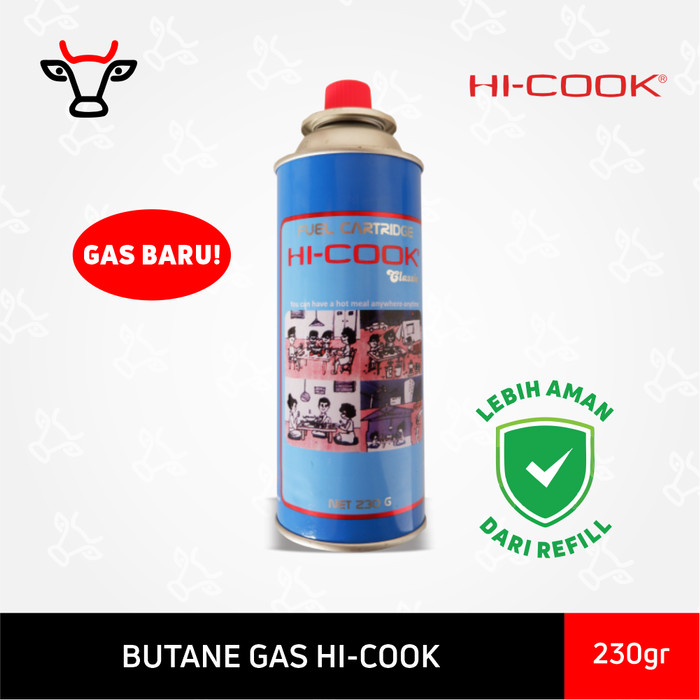 Gas Portable Hi Cook 230gr Untuk Kompor Grill Suki