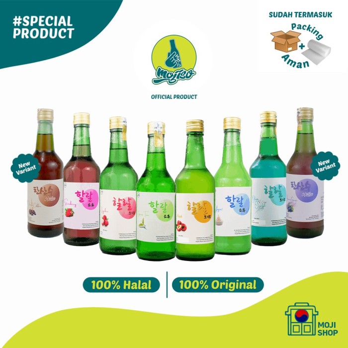 Mojiso Soju Halal MUI Korean Sparkling Water