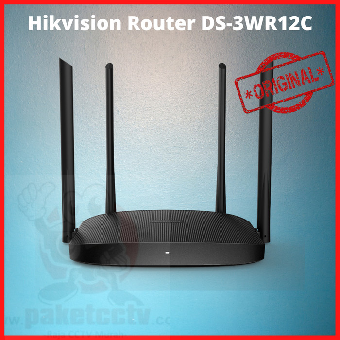 Hikvision Wiriless Router 1200 mbps Dual Band 11 AC DS-3WR12C
