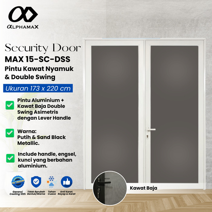 ALPHAMAX Max 15 - SC - DSS Pintu Rumah Pintu Kawat Nyamuk Pintu ...