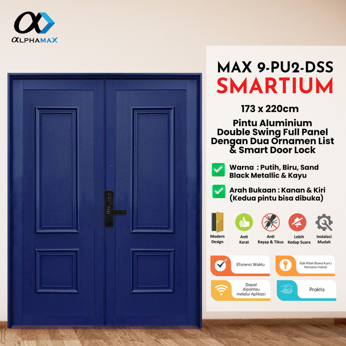 ALPHAMAX Max 9 - PU2 - DSS SMARTIUM Pintu Rumah Pintu Depan Pintu Utama ...