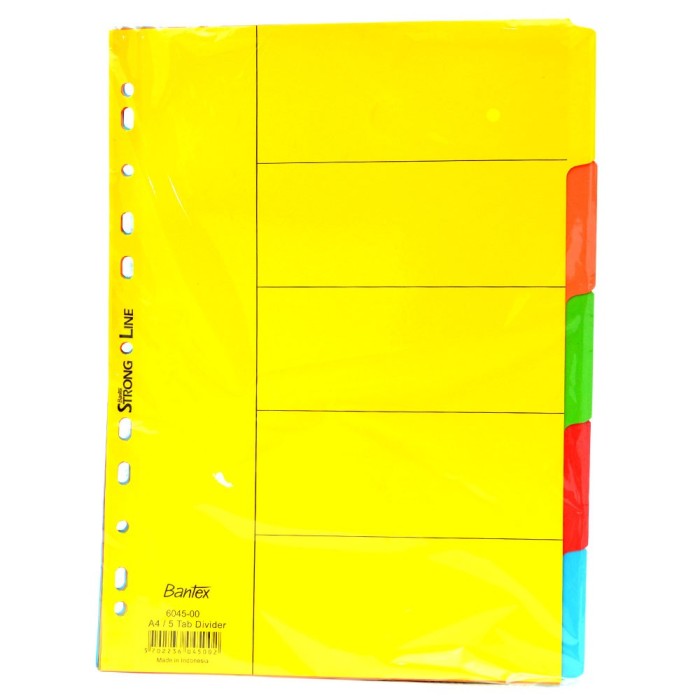 Jual Bantex Cardboard Divider 6045 | Tokojadi
