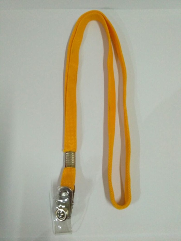 Tali Gantungan ID Card Jepit - Kuning