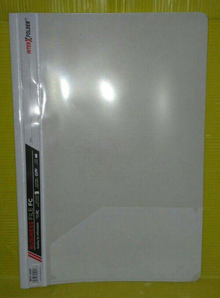 Inter X Folder Business File F4 - Putih (Pak 12 Pcs)