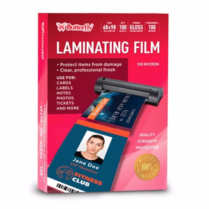 Jual Plastik Laminating KTP 100 Micron - Tahan Lama & Berkualitas