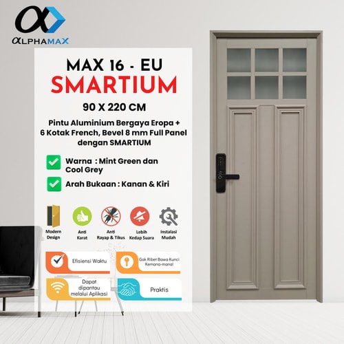 ALPHAMAX Max 16 - EU SMARTIUM Pintu Rumah Pintu Kamar Pintu Pembatas ...