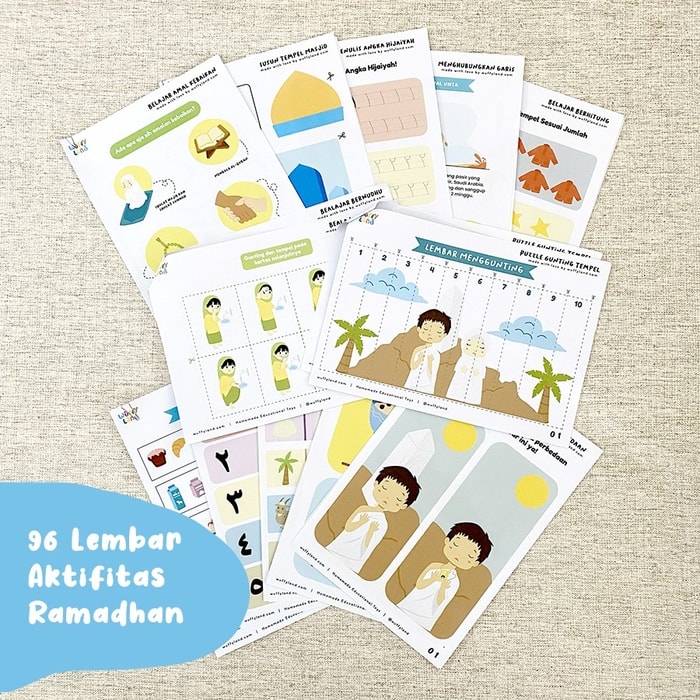 Worksheet Ramadhan (96 Lembar Aktifitas Anak)