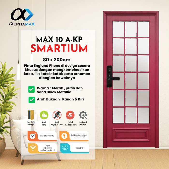 ALPHAMAX Max 10 - A - KP SMARTIUM Pintu Rumah Pintu Taman Pintu ...