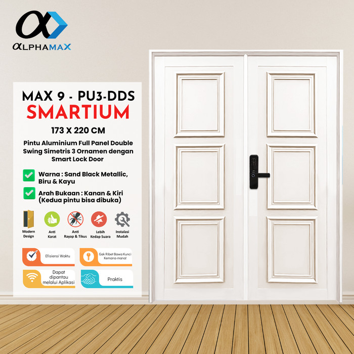 ALPHAMAX Max 9 - PU3 - DSS SMARTIUM Pintu Rumah Pintu Depan Pintu Utama Pintu Kamar Pintu ...